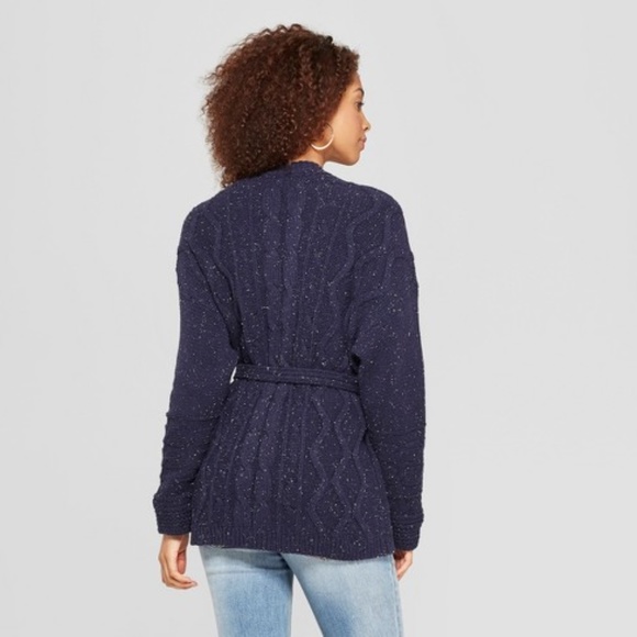 Universal Thread | Sweaters | New Universal Thread Navy Wrap Cardigan ...
